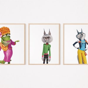 26 Sing 2 Character Posters/gallery Wall Art Set/classroom Wall Decor ...