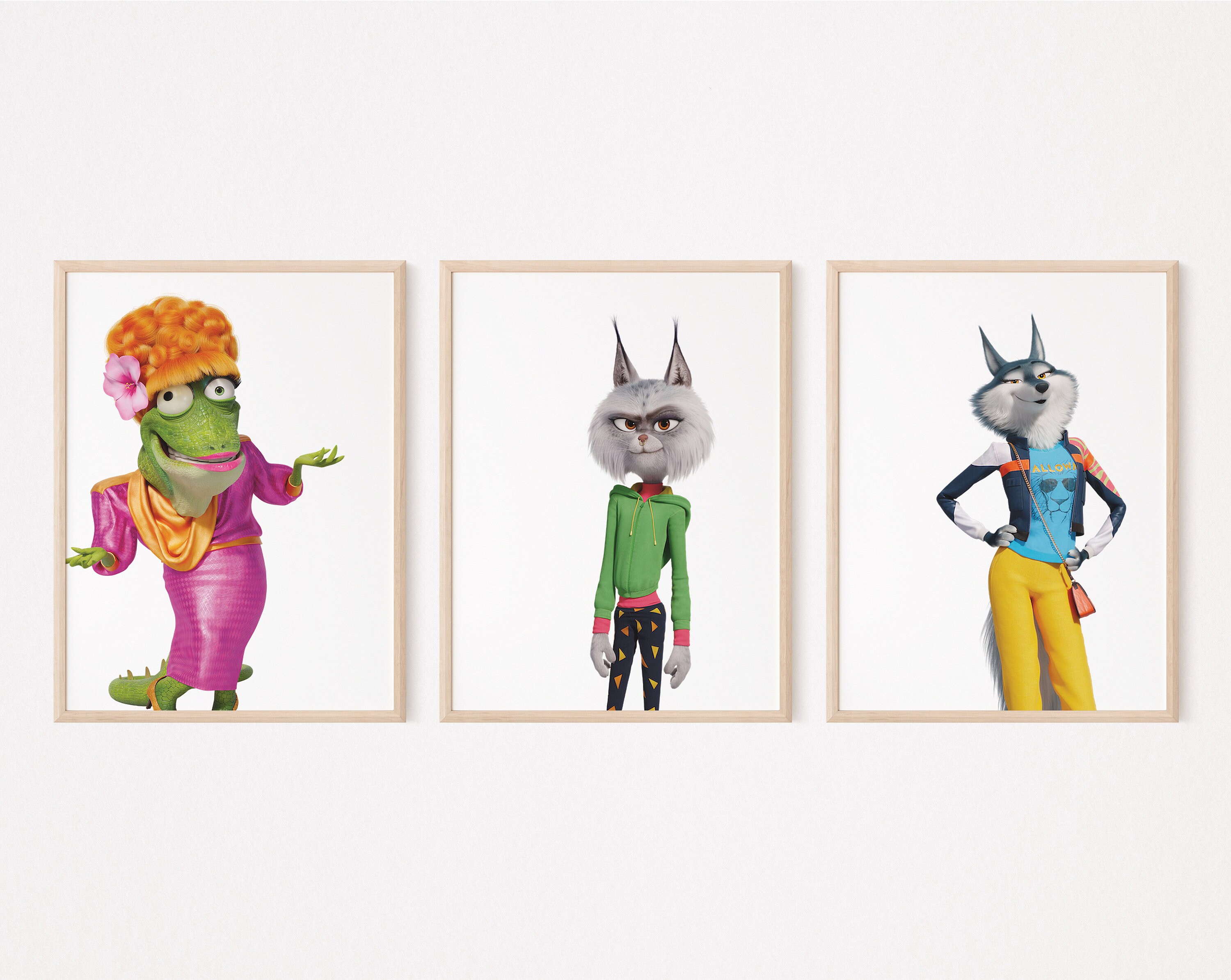 26 Sing 2 Character Posters/gallery Wall Art Set/classroom Wall Decor ...