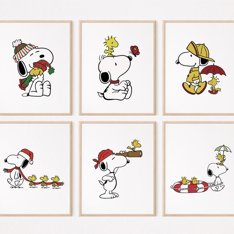 Snoopy Birthday Pictures - Etsy
