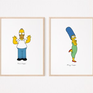 12 the Simpsons Family Gallery Wall Set/posters/print/wall Art ...
