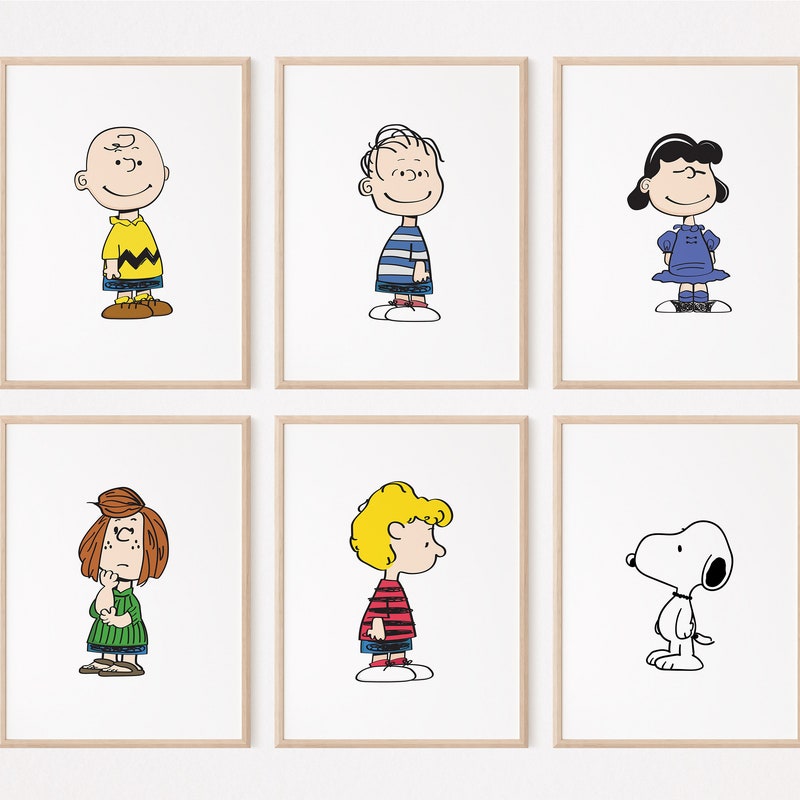 Peanuts Characters - Etsy