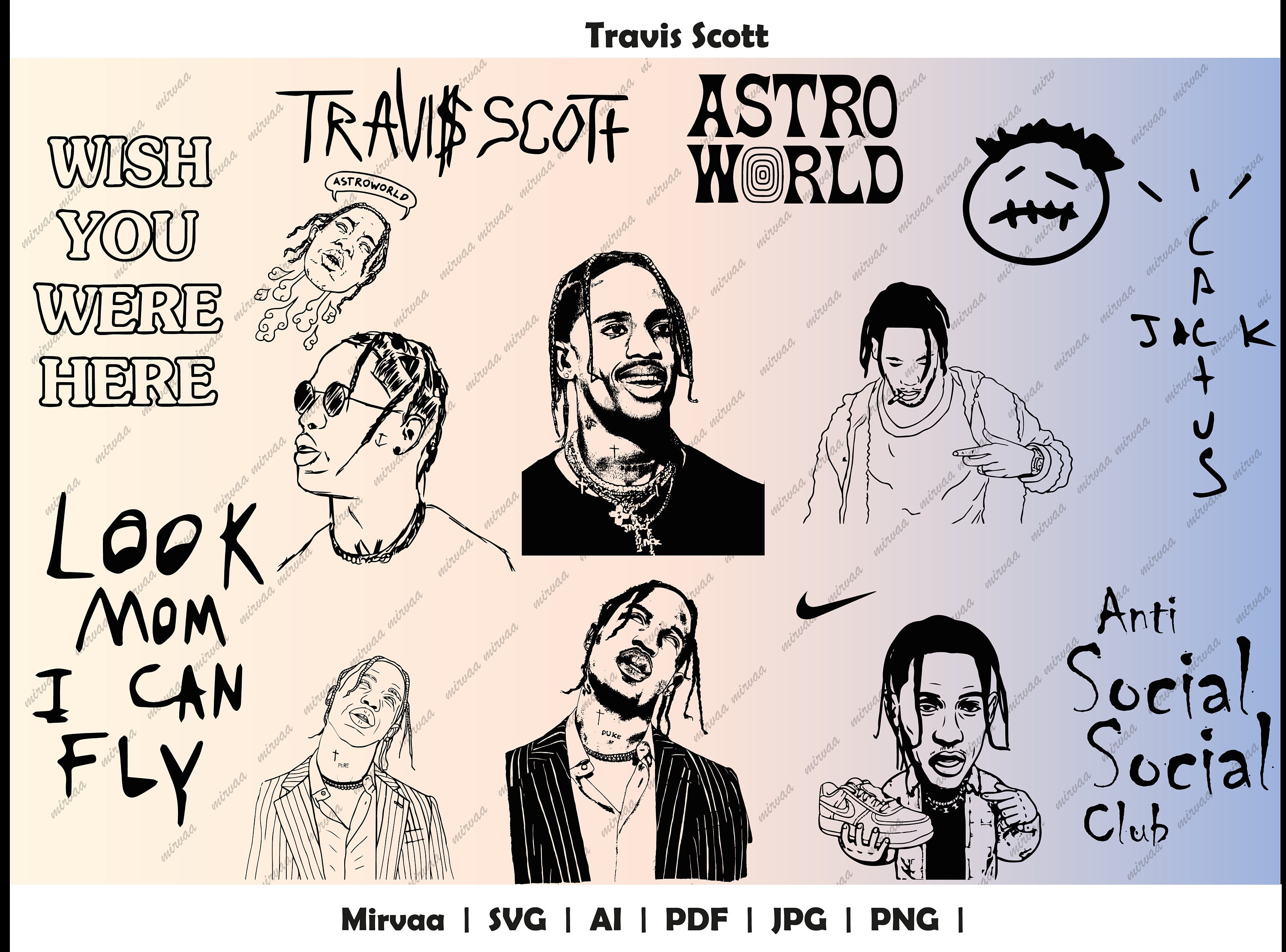Travis Scott Svg File Set Travis Scott Sticker SVG PNG | Etsy Schweiz Travis Scott Svg File Set Travis Scott Sticker SVG PNG | Etsy Schweiz