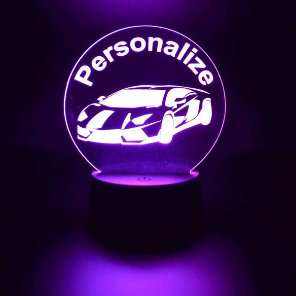 Lamborghini Led Light - Etsy