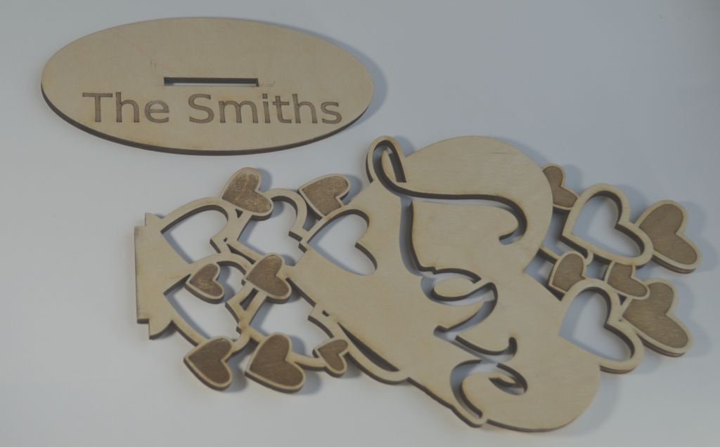 Personalized Tabletop Love Wood Tower - Etsy