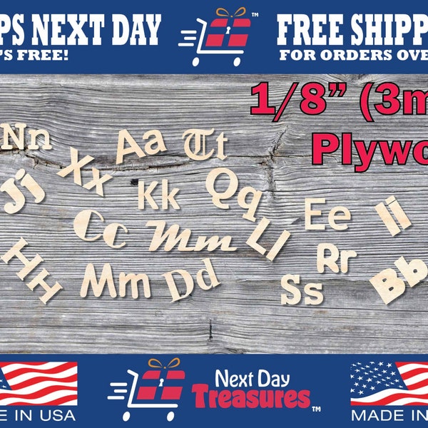 Wooden Numbers and Symbols - Etsy