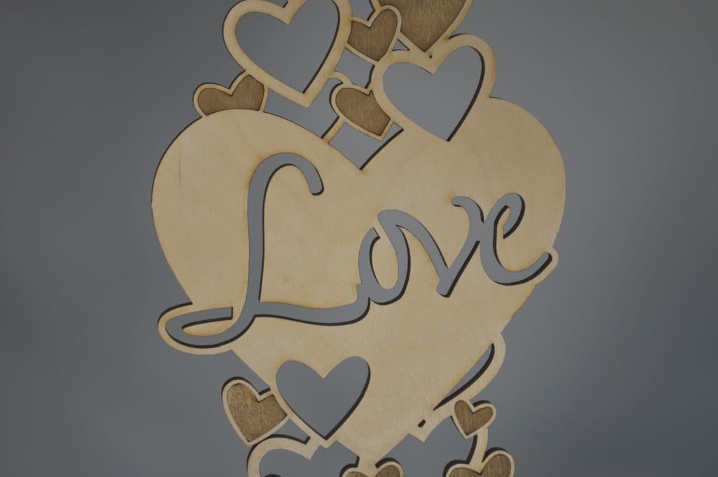 Personalized Tabletop Love Wood Tower - Etsy