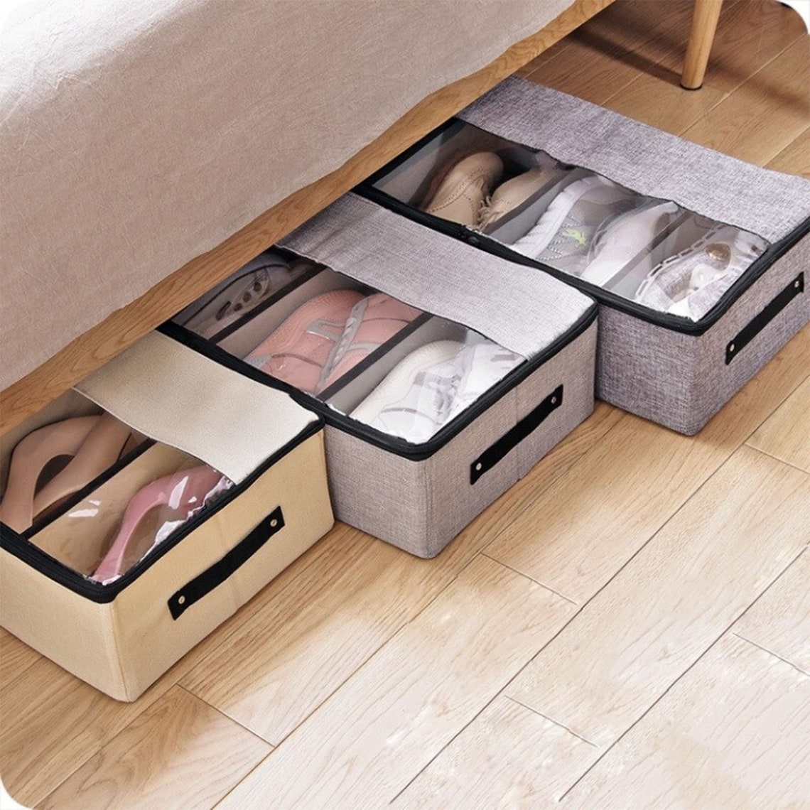 Shoe Organizer Foldable Storage Box For Shoes Wardrobe | Etsy Shoe Organizer Foldable Storage Box For Shoes Wardrobe | Etsy
