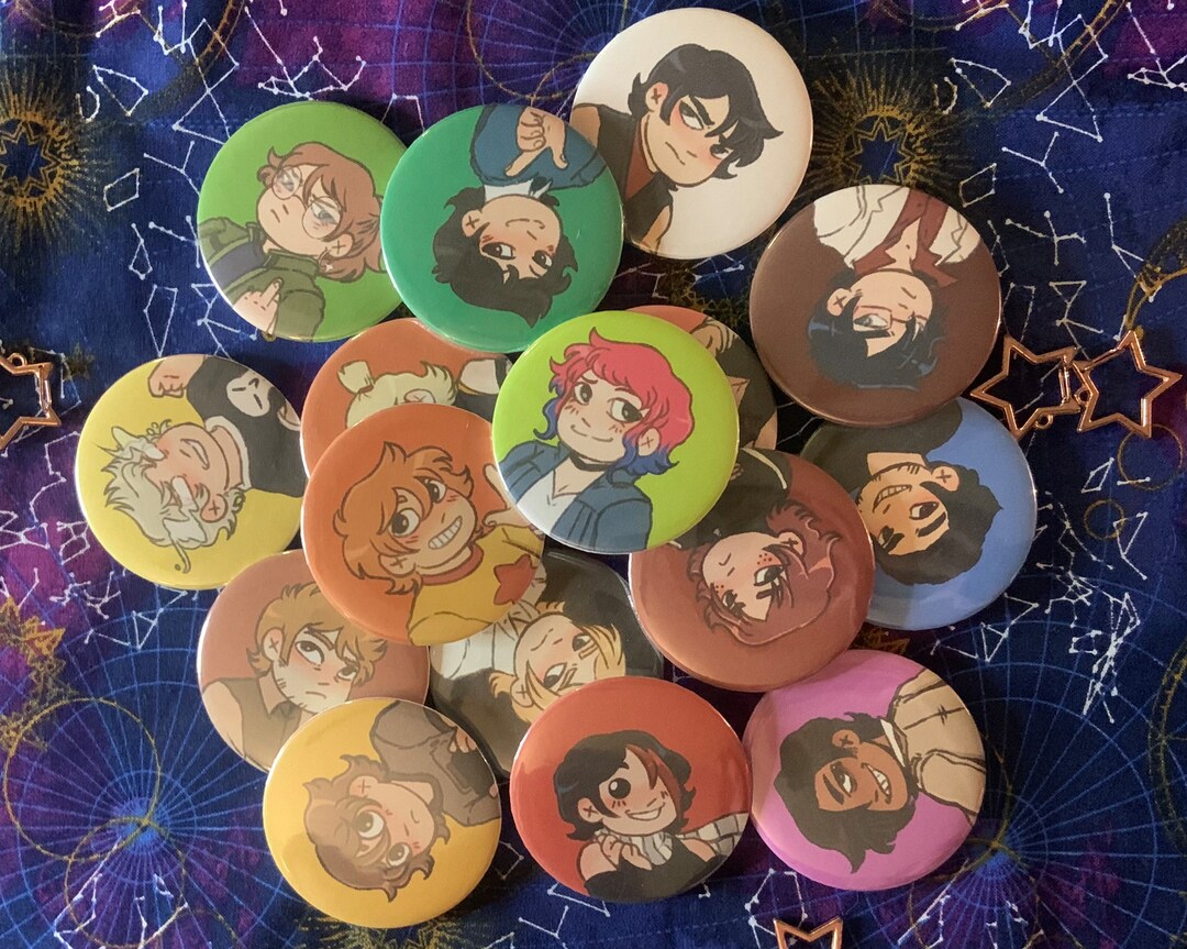 SCOTT PILGRIM PINS! - Etsy