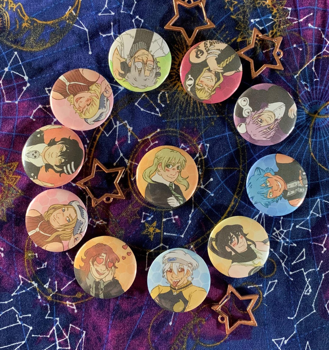 SOUL EATER PINS! - Button Pins - Etsy