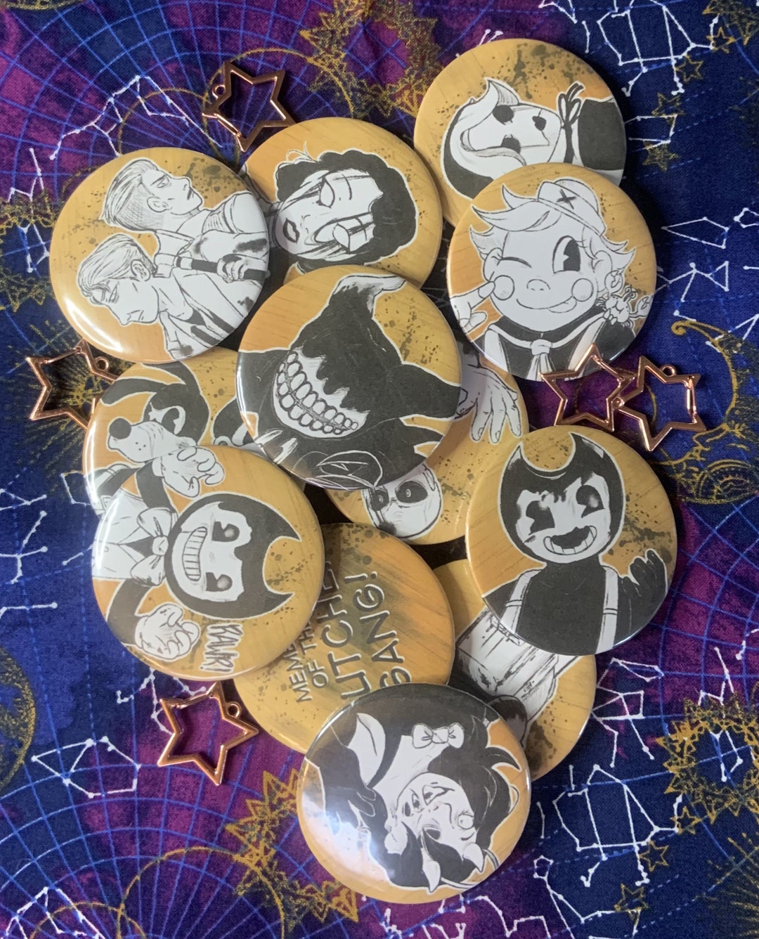BATIM bendy and the Ink Machine PINS - Etsy UK
