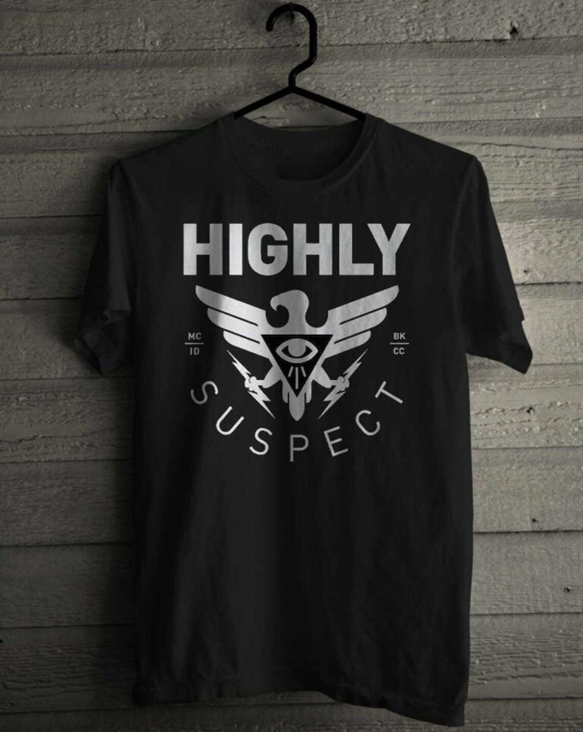HIGHLY SUSPECT American Rock Band Tour Logo Concert Men's Unisex T ...