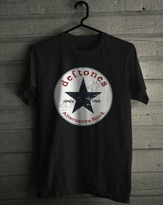 DEFTONES logo star white pony rock band Men's Unisex | Etsy