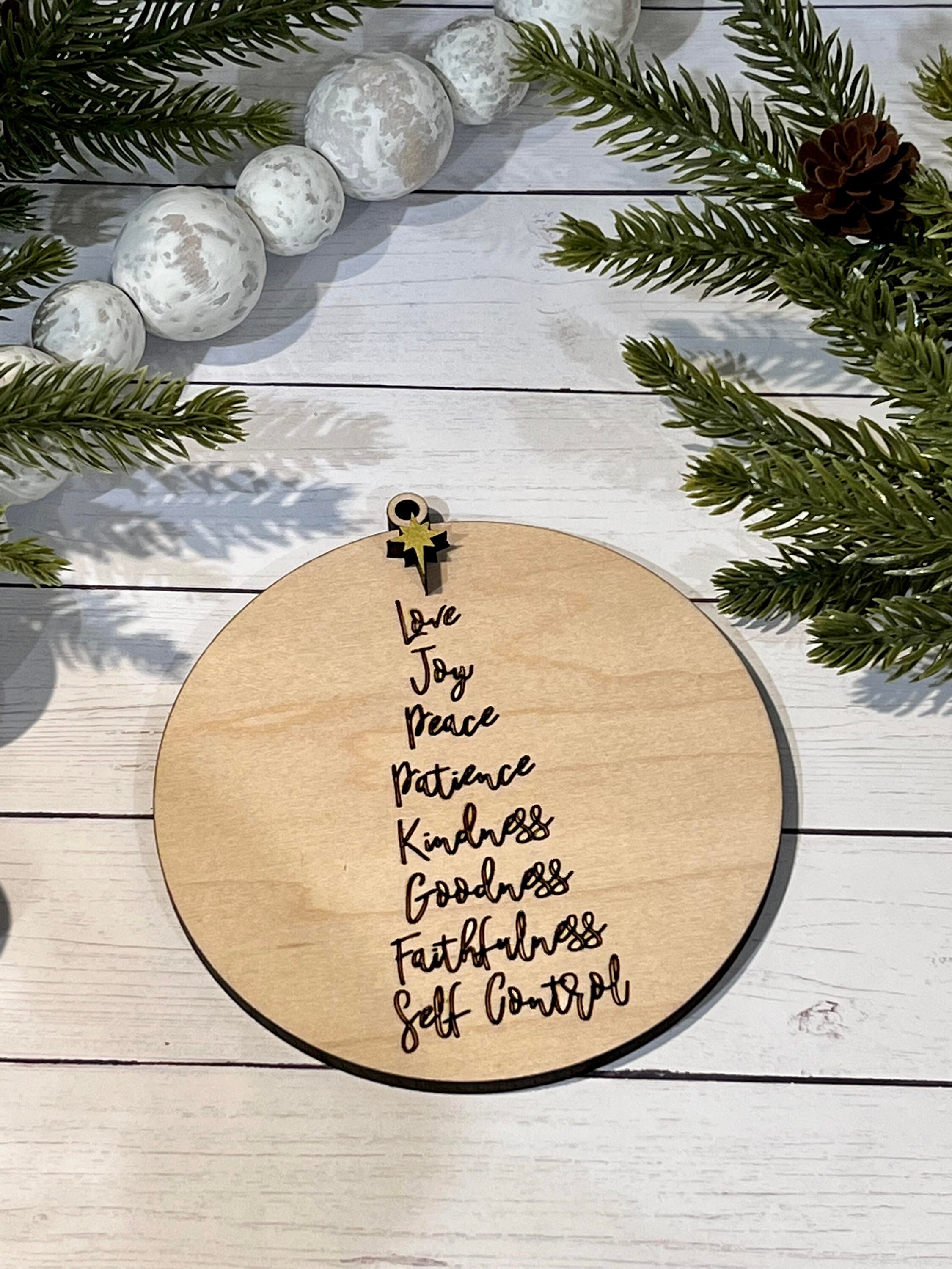 Fruits of the Spirit Christmas Ornament - Etsy