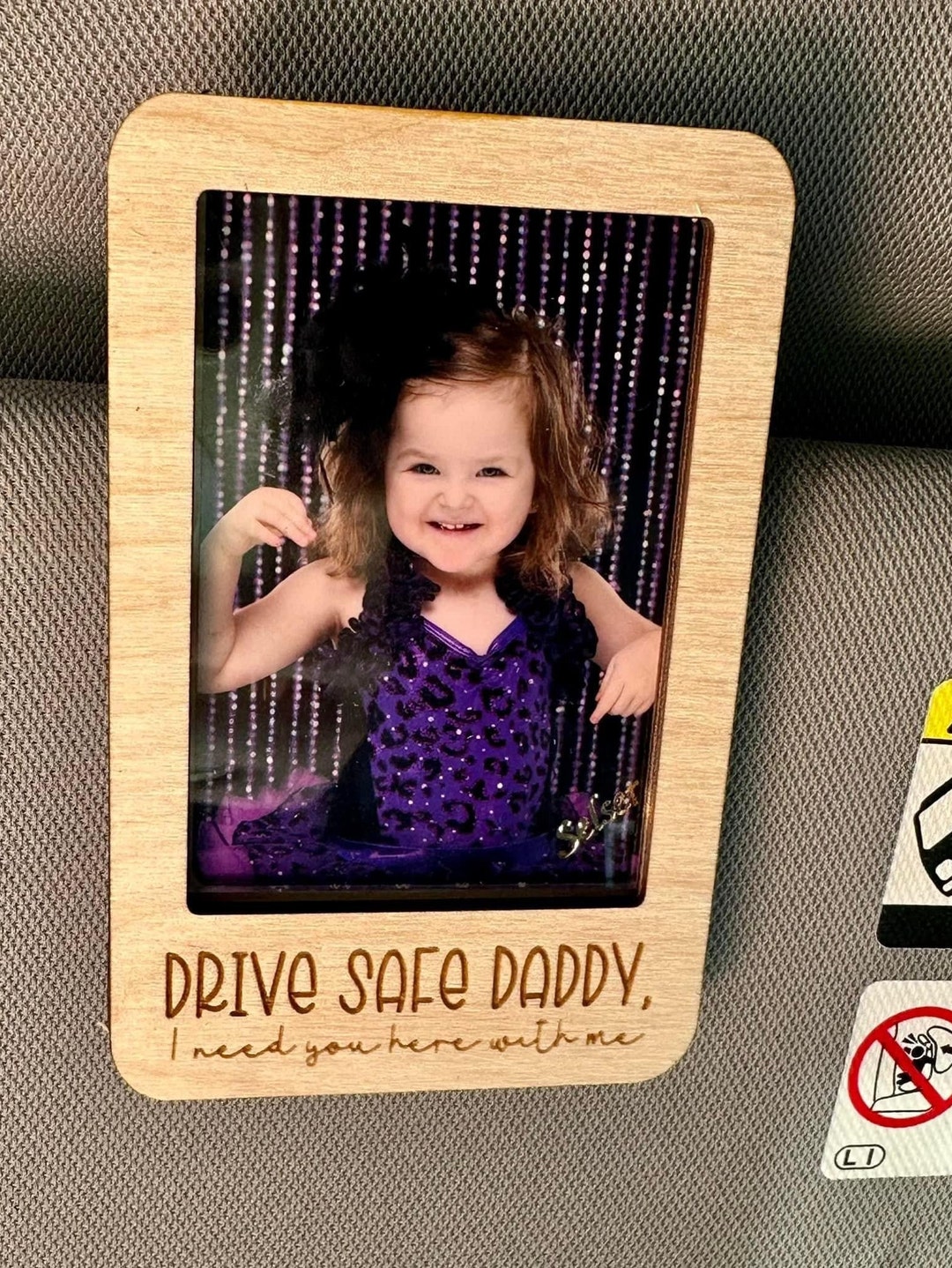 Visor Clip, Drive Safe Daddy, Picture Frame, Picture Visor Clip - Etsy