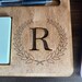Notepad and Pen Stand, Monogrammed Sticky Note Holder, Personalized ...