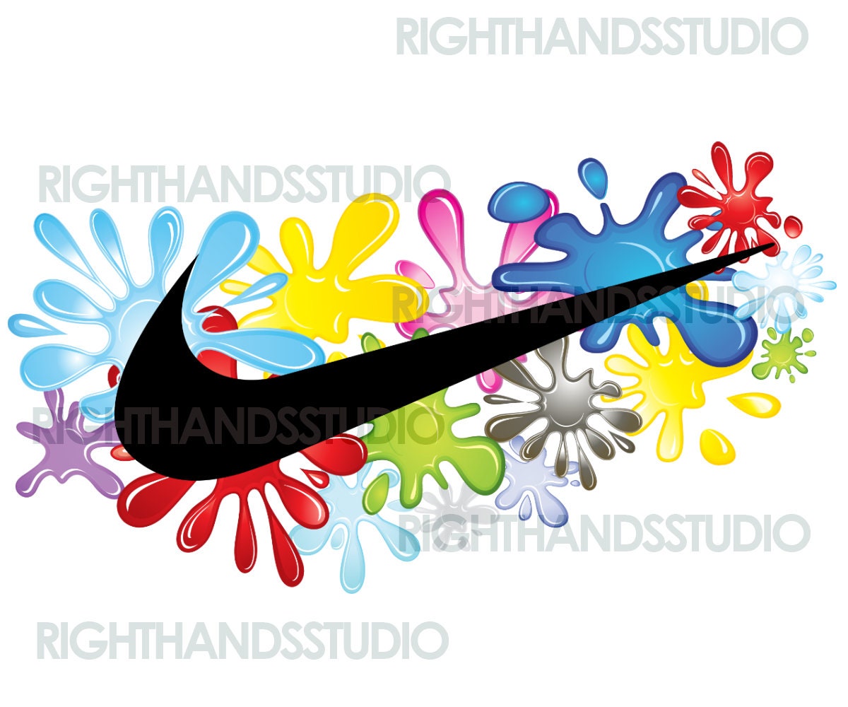 Unique Nike Design SVG Nike Blot Svg.High Resolution file for | Etsy
