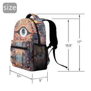 Mystical Eye Backpack, Cottagecore Witch Backpack, Dark Academia Back ...
