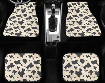 Cow Print Car Mats - Etsy