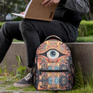 Mystical Eye Backpack, Cottagecore Witch Backpack, Dark Academia Back ...