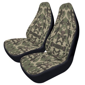 Army Military Green Camouflage Car Seat Covers, Military Camouflage ...