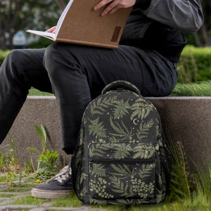 Celestial Fern Cottagecore Backpack, Nature Forest Backpack, Back to ...