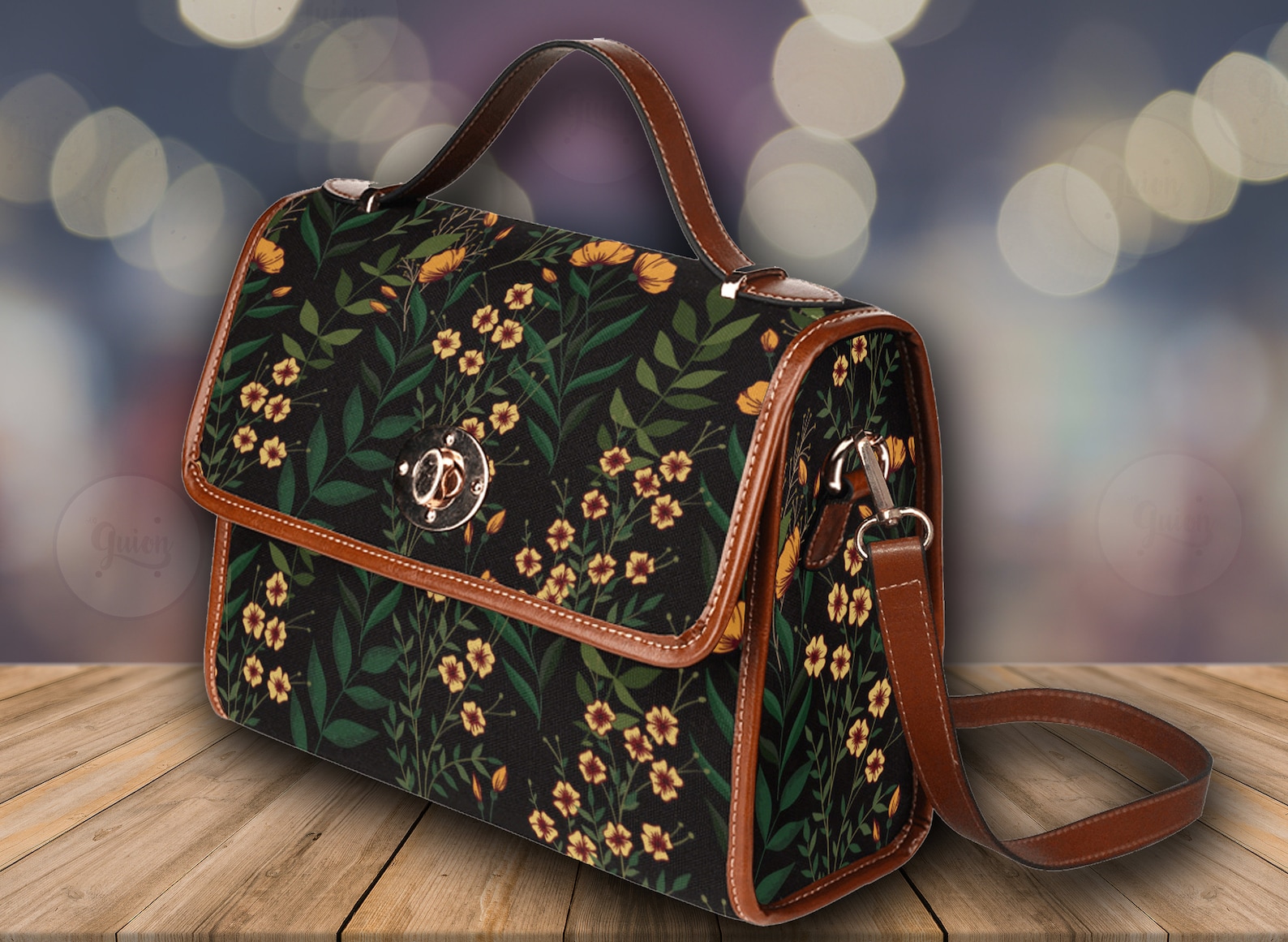 Cottagecore Flowers Canvas Satchel Bag Boho Handbag Black - Etsy