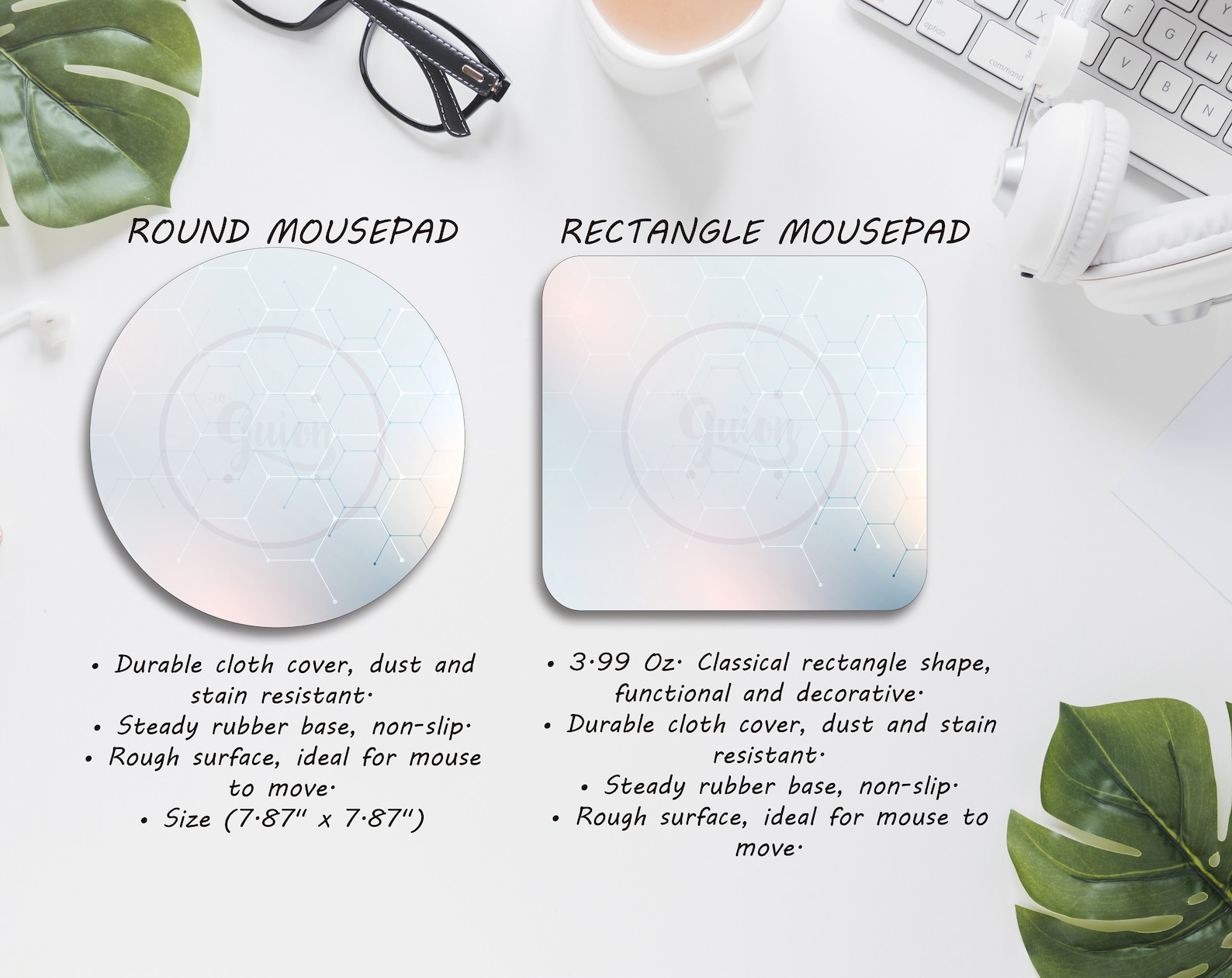 Cute Pink Sakura Flower on Marble Decorative Mouse Pad Large - Etsy