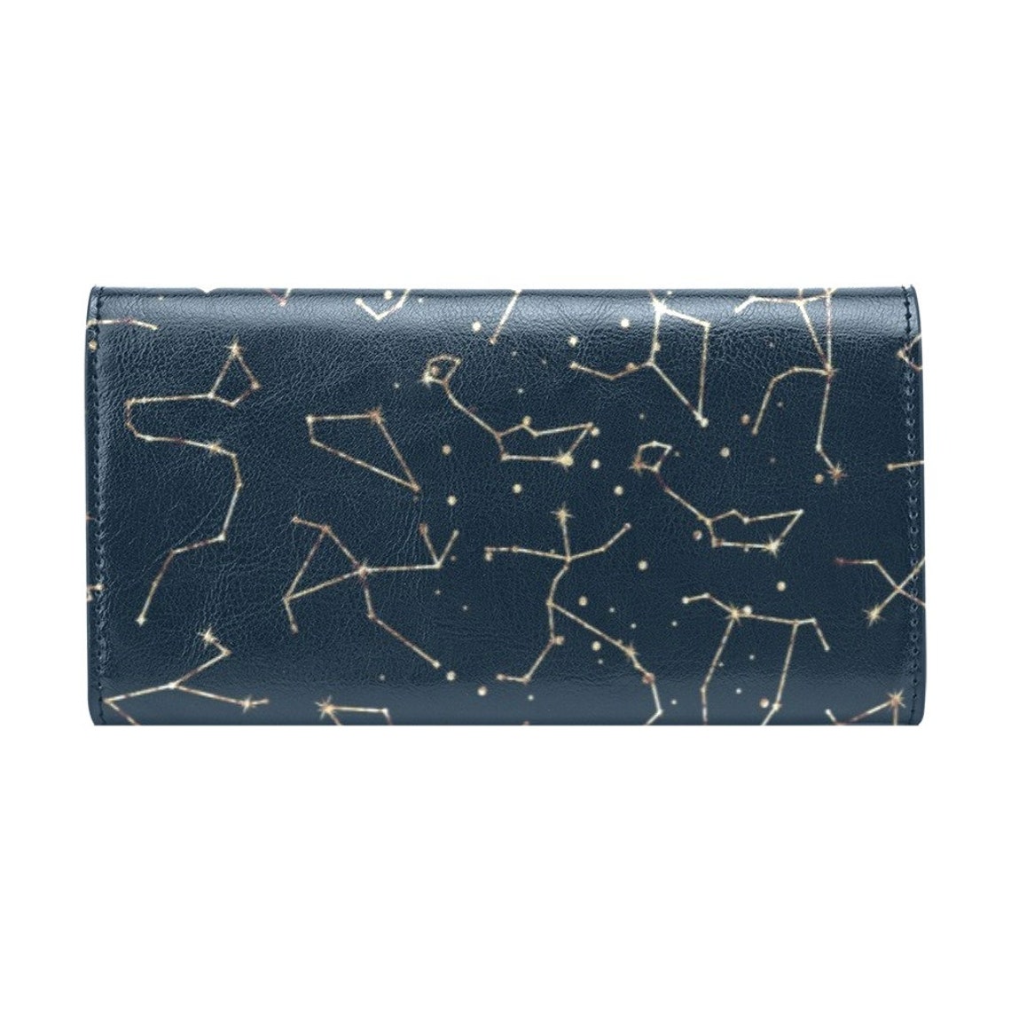 Constellations Moon Phases Celestial Trifold Wallet Cute - Etsy
