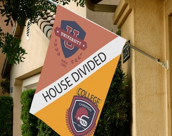College House Divided Flag - Etsy