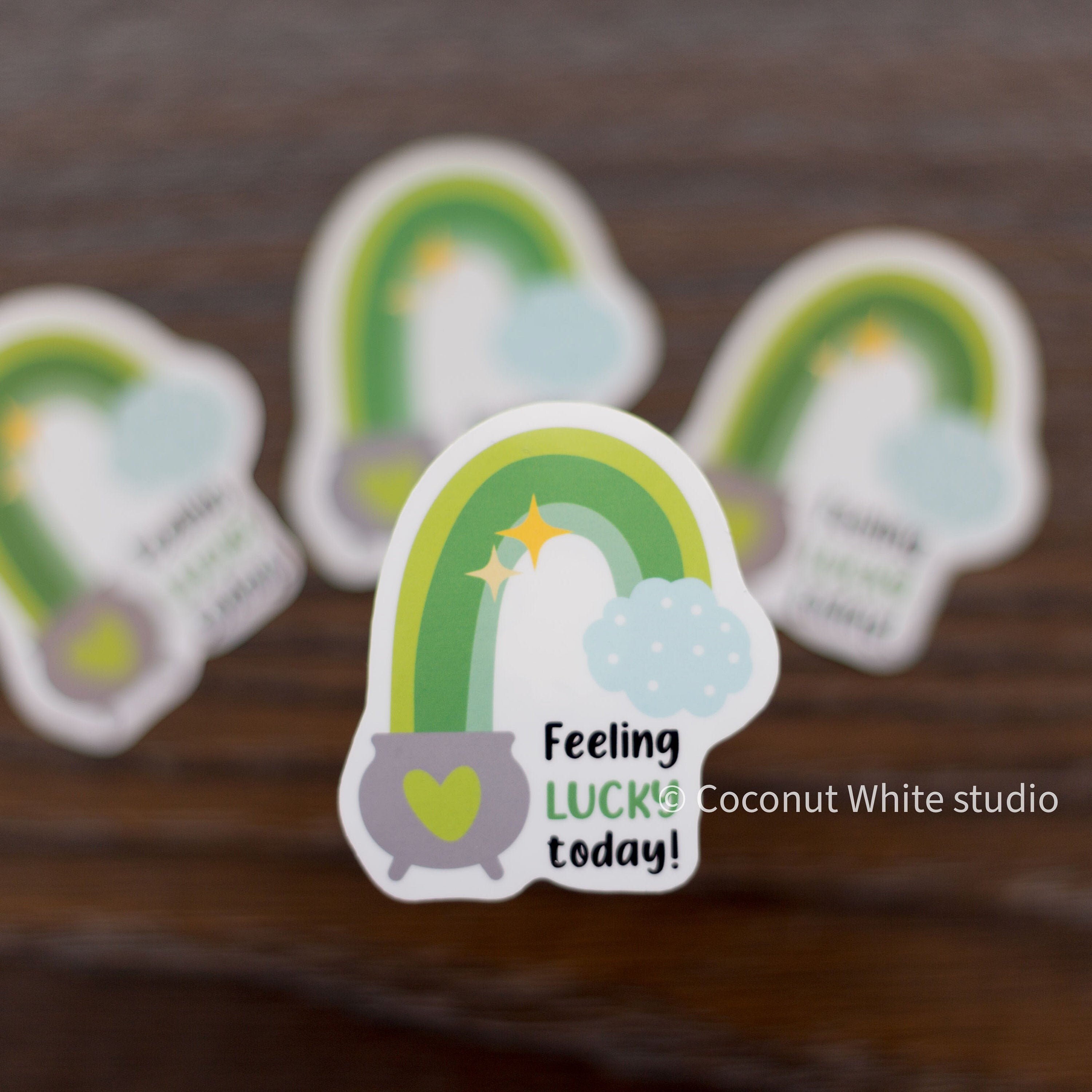 Feeling lucky Sticker St. Patrick's day Stickers Lucky - Etsy Canada
