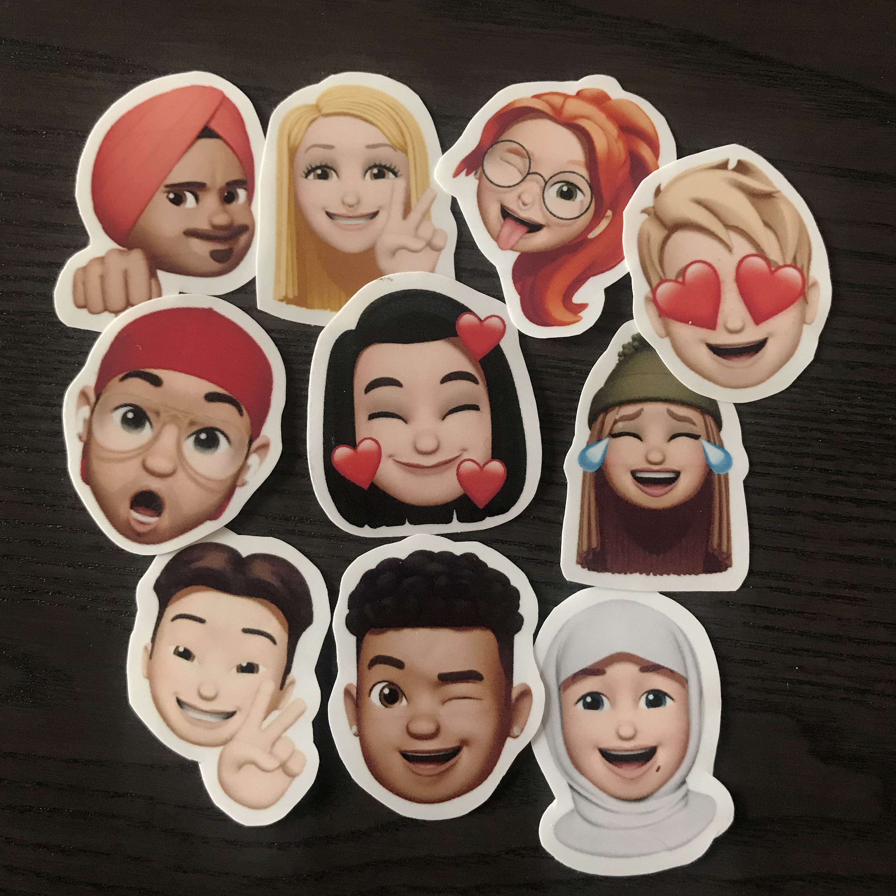 Memoji Stickers Animoji Stickers Emoji Stickers Custom - Etsy