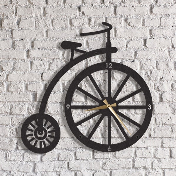 Bicycle Wall Clock - Etsy
