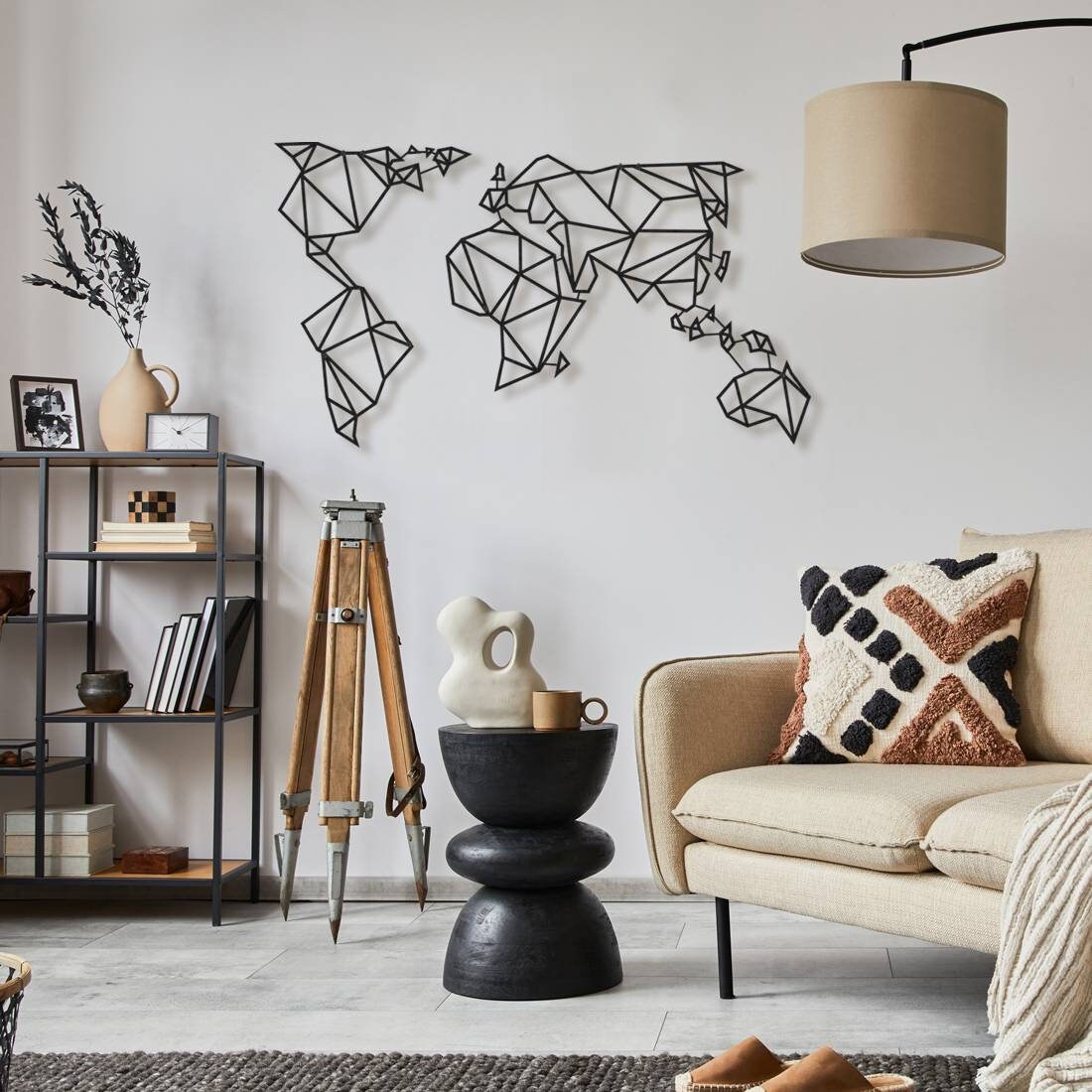 World Map Wall Decor, Art, Wall Art, Gifts for Art-lover, Housewarming ...