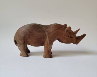 Wood Rhino | Etsy