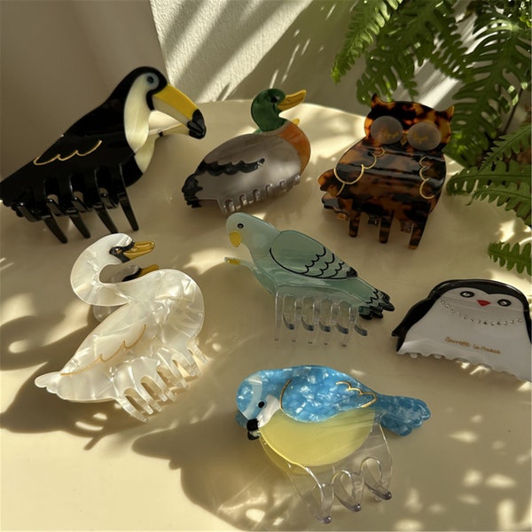 Bird Hair Clip - Etsy