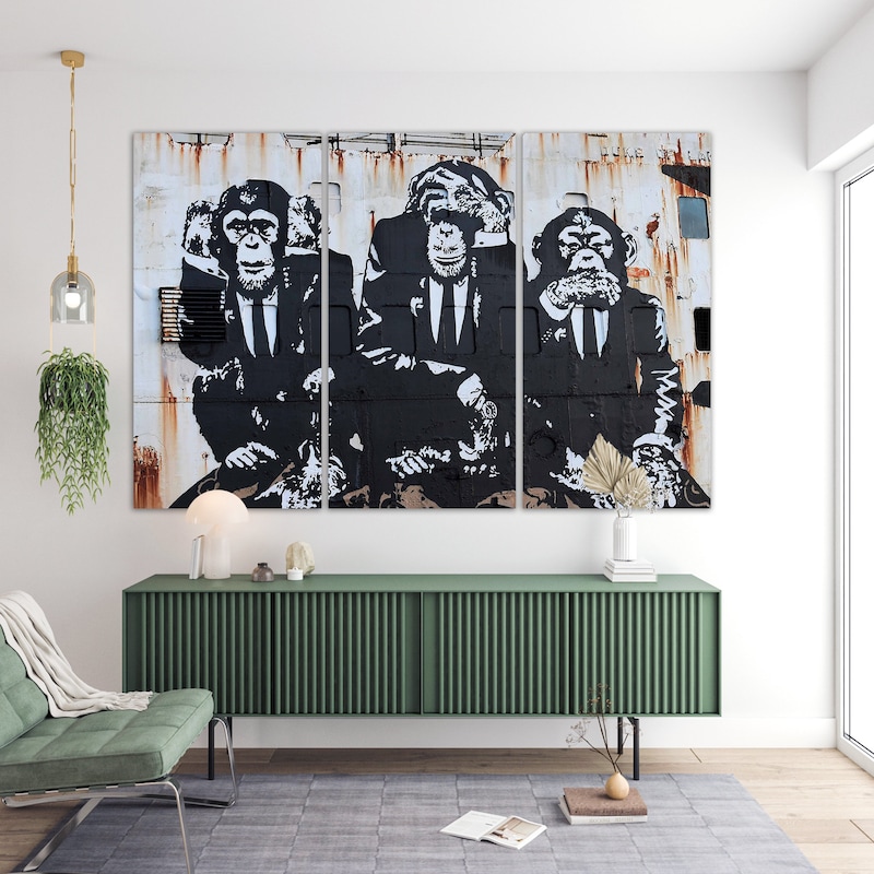 Three Wise Monkeys - Etsy