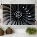 Aitcraft Turbine Jet Engine Wall Art Canvas Plane Engine Print ...