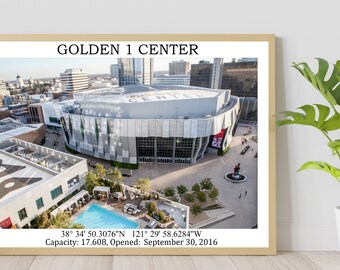 Golden 1 Center Art - Etsy