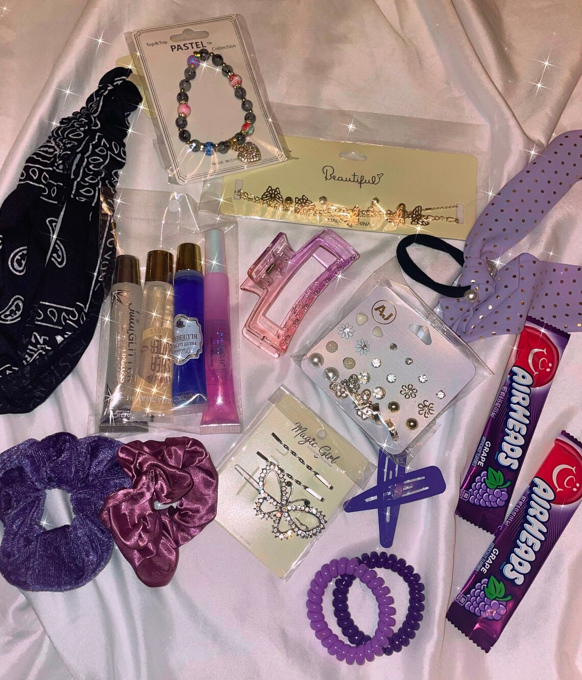 Purple Lip Gloss Bundle Box - Etsy