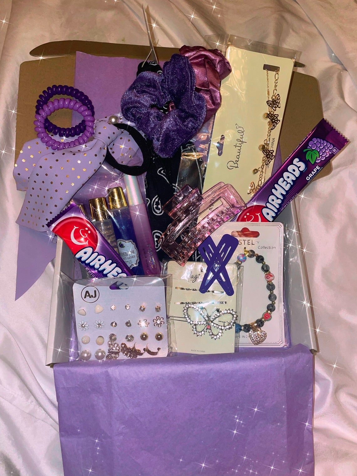 Purple Lip Gloss Bundle Box | Etsy