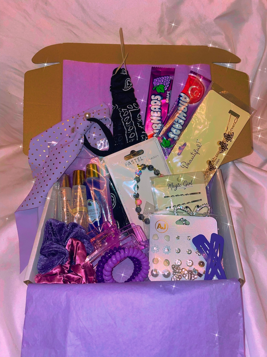 Purple Lip Gloss Bundle Box - Etsy