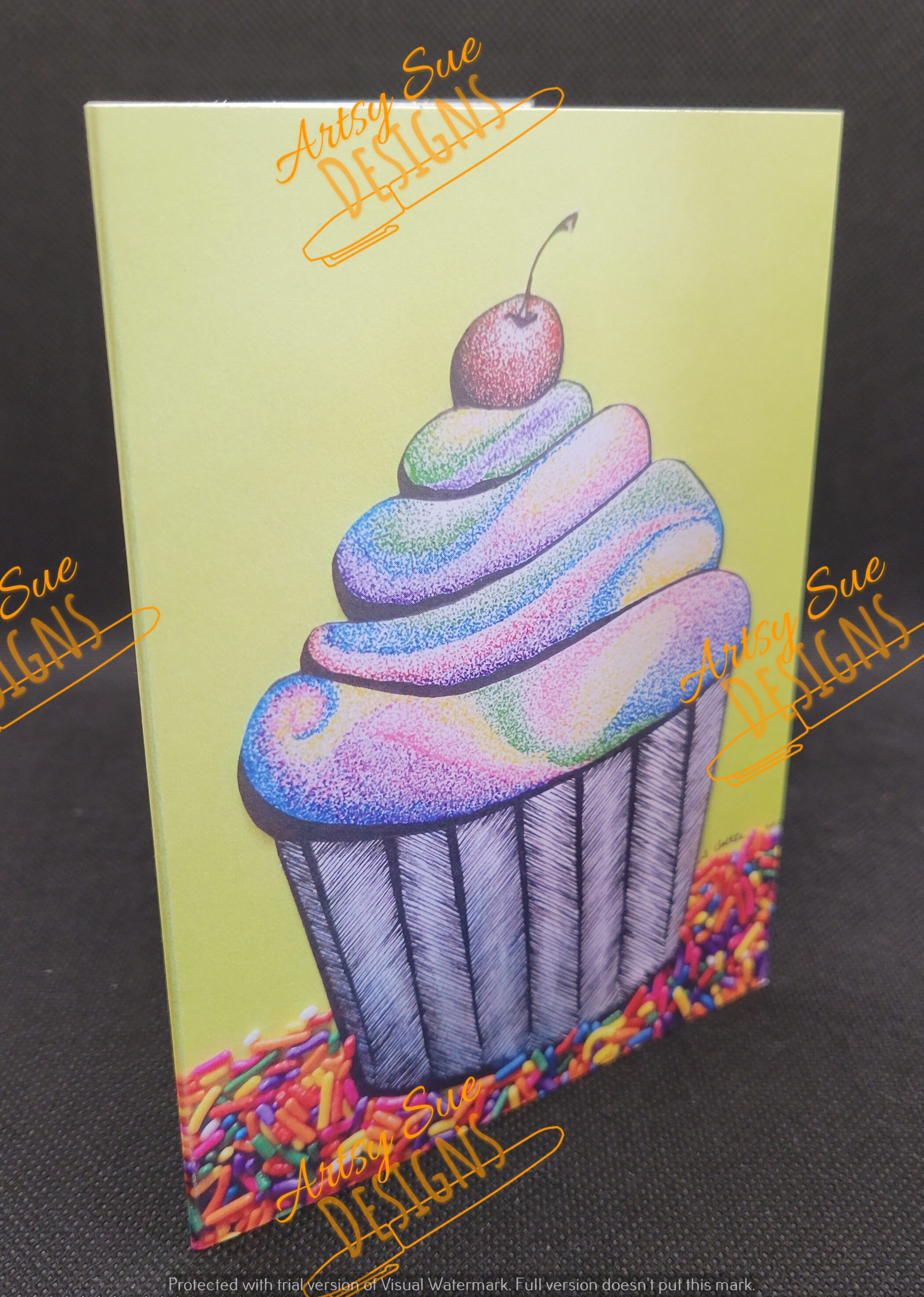Cupcake Blank Greeting Card - Birthday, Special Occasion - Etsy