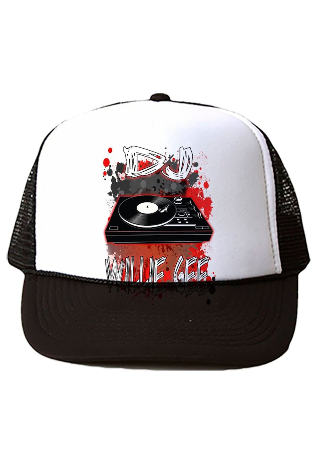 F069 Digitally Airbrush Painted Personalized Custom DJ Record Mixer ...