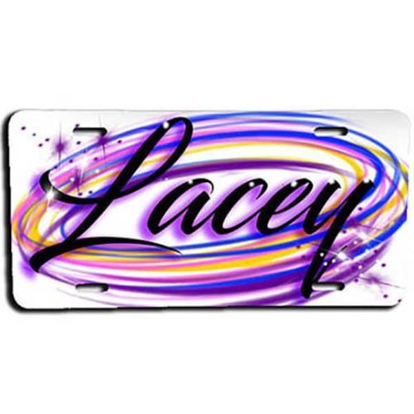 Custom Air Brushed License Plate - Etsy