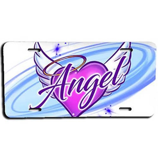 Angel License Plate - Etsy