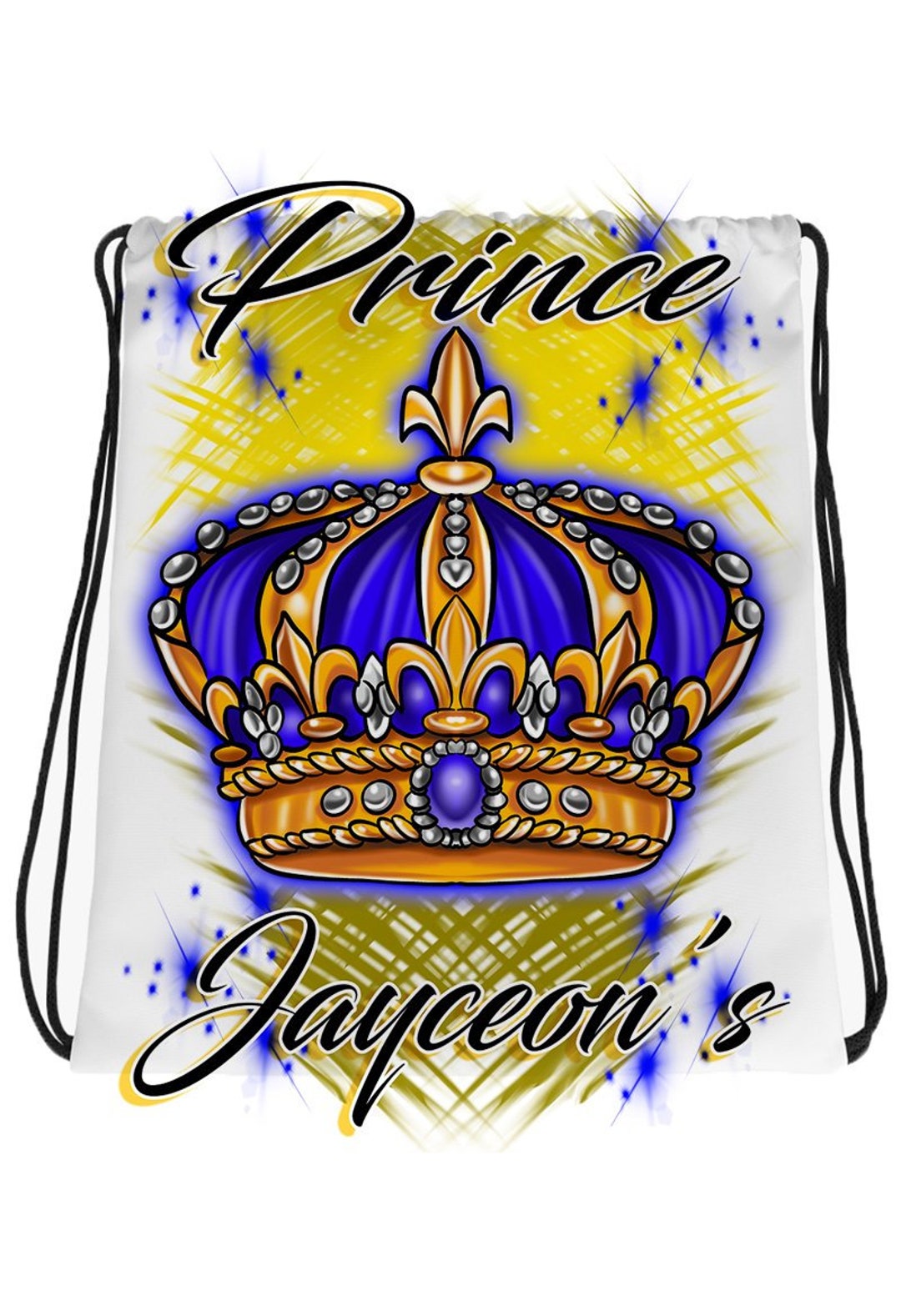 F043 Digitally Airbrush Painted Personalized Custom King Crown Theme ...