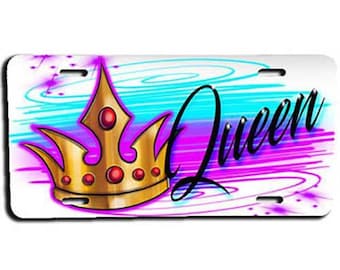 Crown License Plate - Etsy