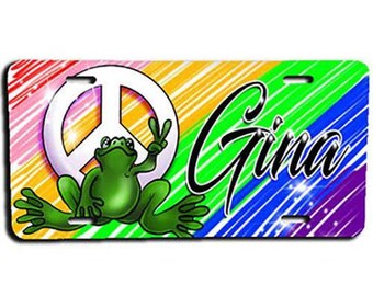 Frog License Plate | Etsy