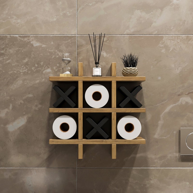 Wooden Toilet Paper Holder - Etsy