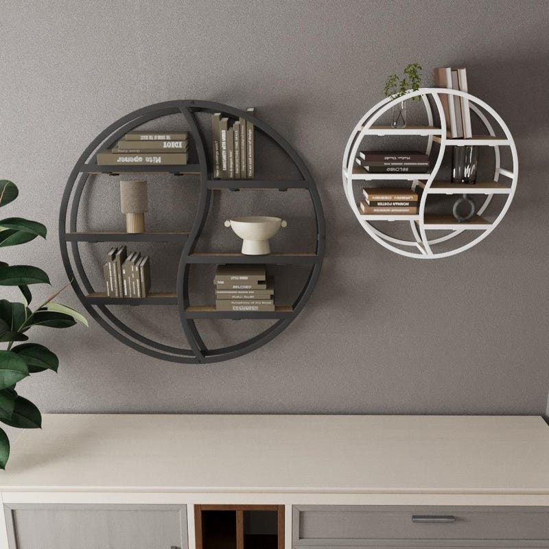 Round Shelf Wooden Circle Shelf - Etsy UK